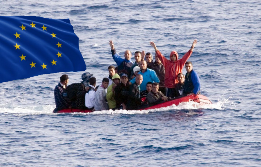 Nelegální migrace do Evropské unie loni podstatně stoupla. Je největší ...